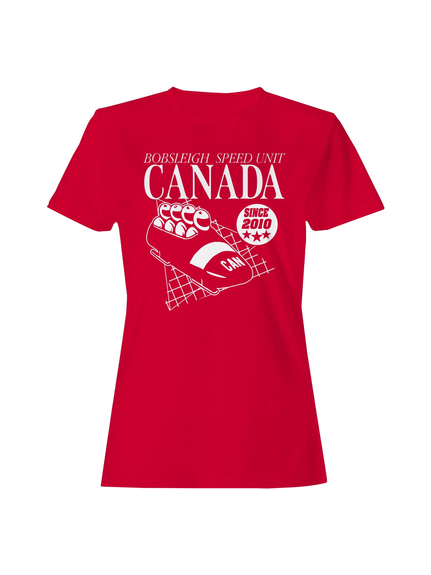 Canada Bobsleigh Speed Unit 2010 Women's T-shirt - Walmart.com