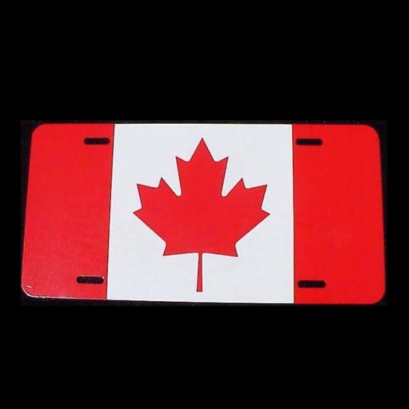 Canada Canadian License Plate Made In The USA Metal New car tag ...