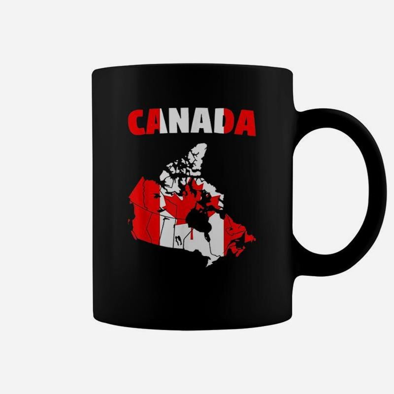Canada Canadian Map Flag Coffee Mug - Walmart.com