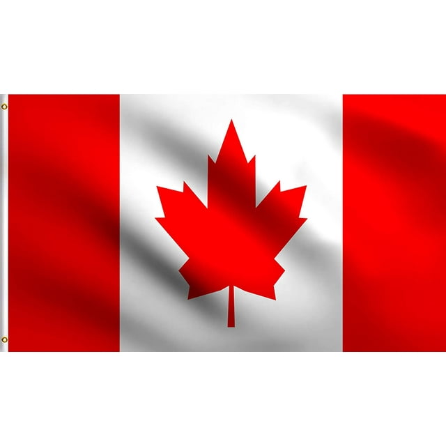 Canada Canadian Maple Leaf Flag le Drapeau du National 4.85x8 ft ,100% ...