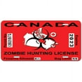 Canada Canadian Zombie Hunting License Permit Red - Biohazard Response ...
