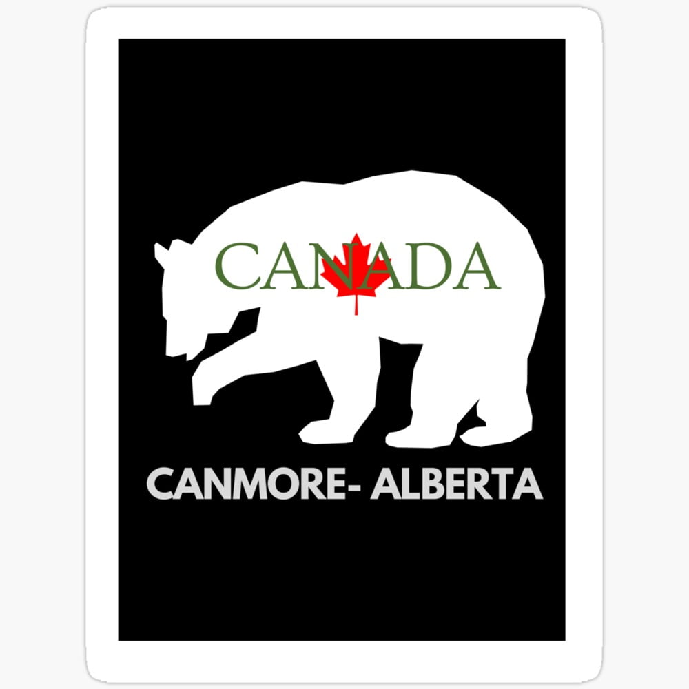 Canada Collection - Canmore - Alberta Sticker Phone Decal Water Bottle ...