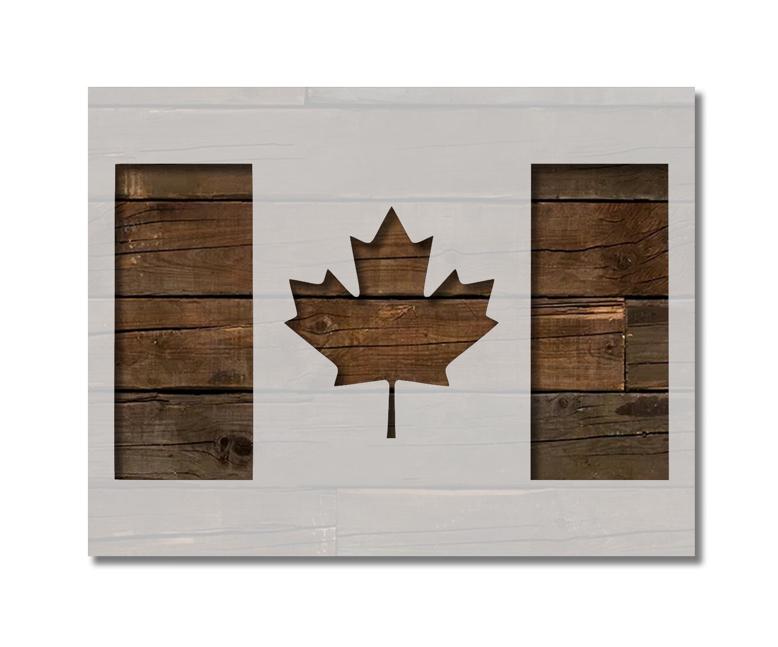 Canada Country Flag Maple Leaf Stencil Template Reusable 8.5 x 11 for ...