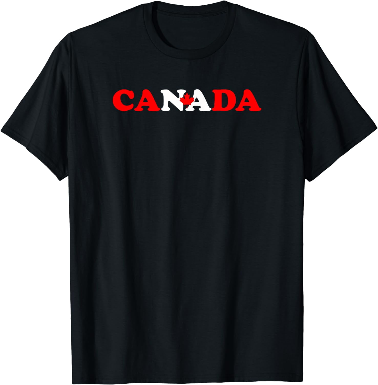 Canada - Cute, Fun, Funny Canadian Flag, Canuck Maple Leaf T-Shirt ...