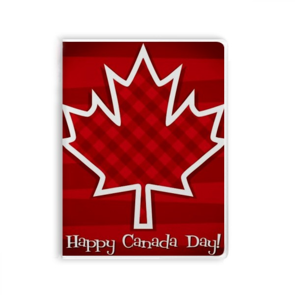 Canada Day 4th Of July Square Maple Notebook Gum Cover Diary Soft Cover ...