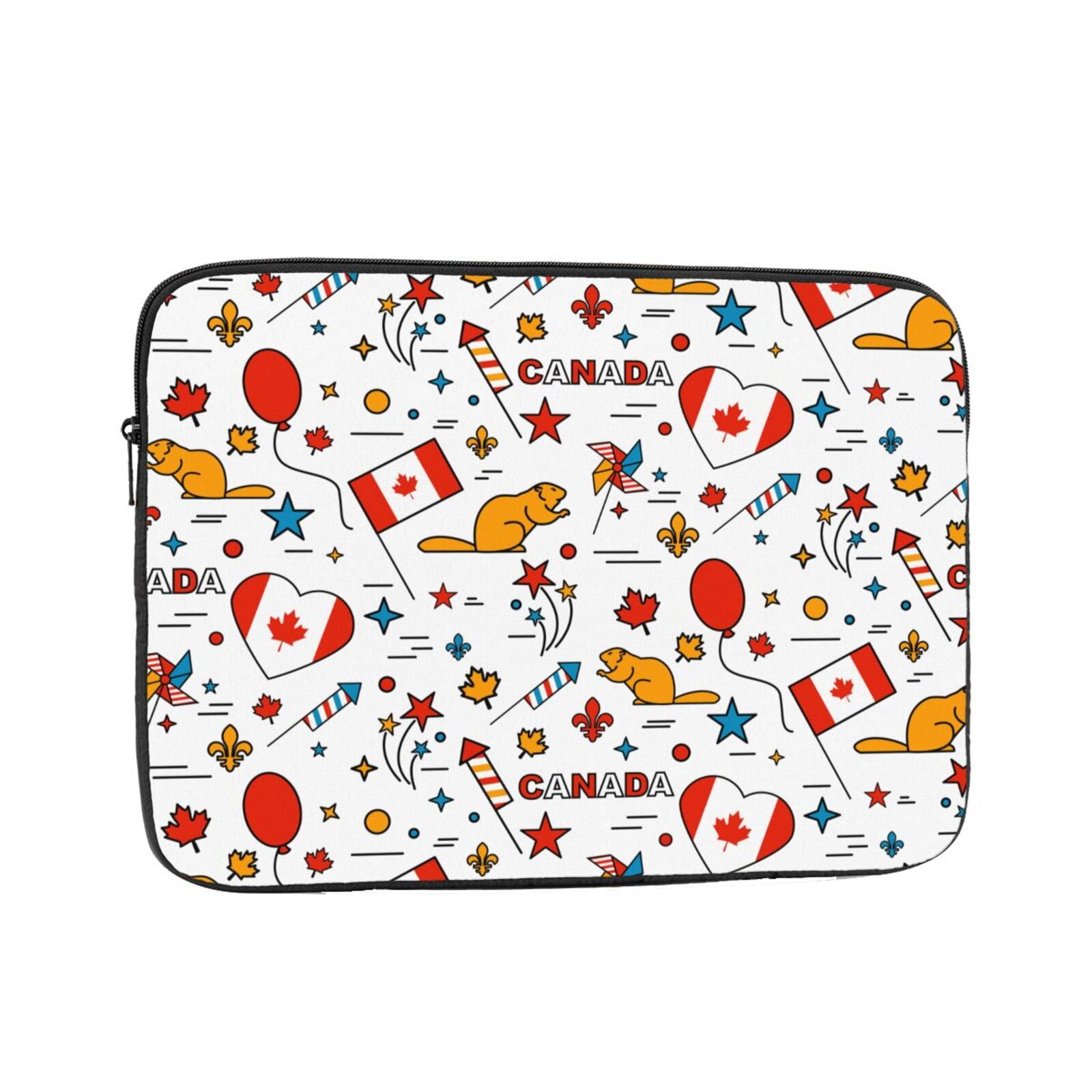 Canada Day Beavers Elements 13 inch Portable Laptop Sleeve Compatible ...