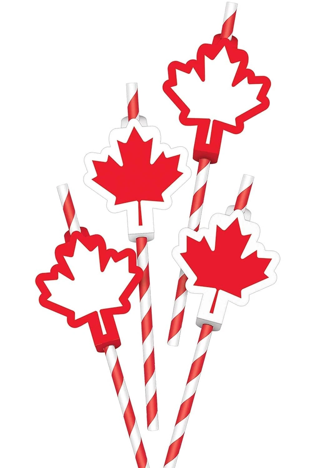 Canada Day Canadian Flag Maple Leaf Holiday Theme Party Favor Paper ...