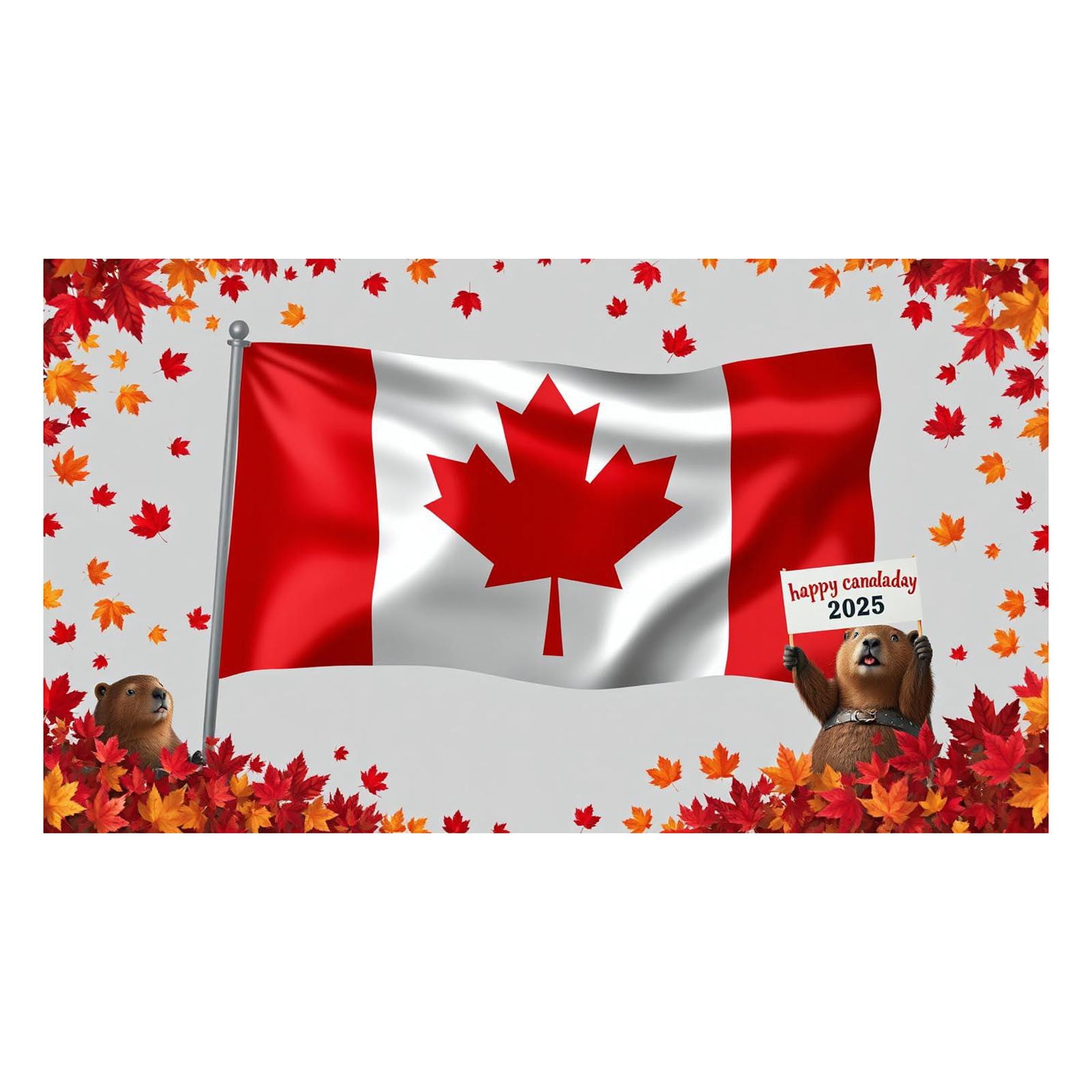 Canada Day Decorations Happy Canada Day Canada Day 2025 Garage Banner ...