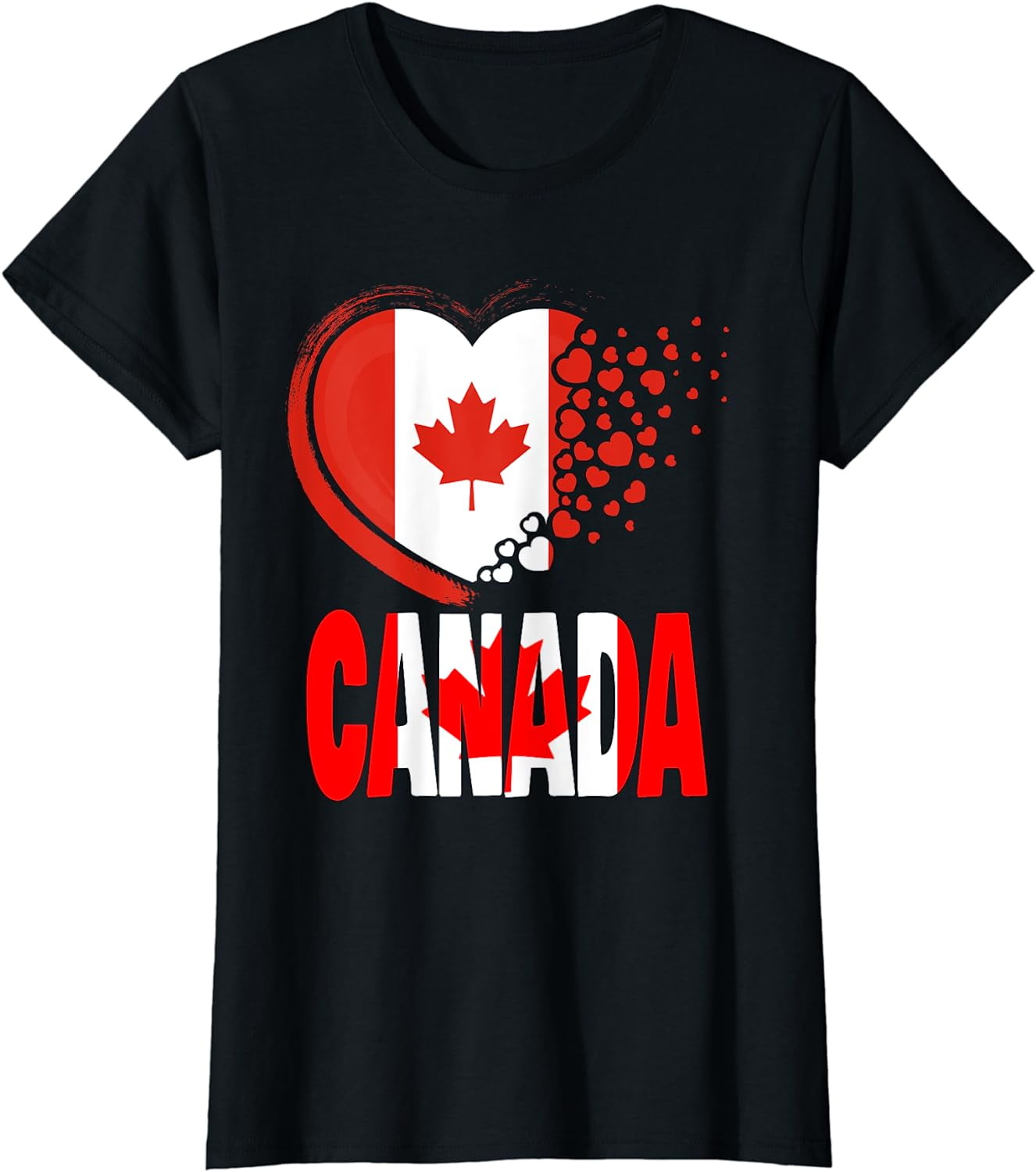 Canada Day Maple Leaf Canadian Flag Great White North T-Shirt - Walmart.com