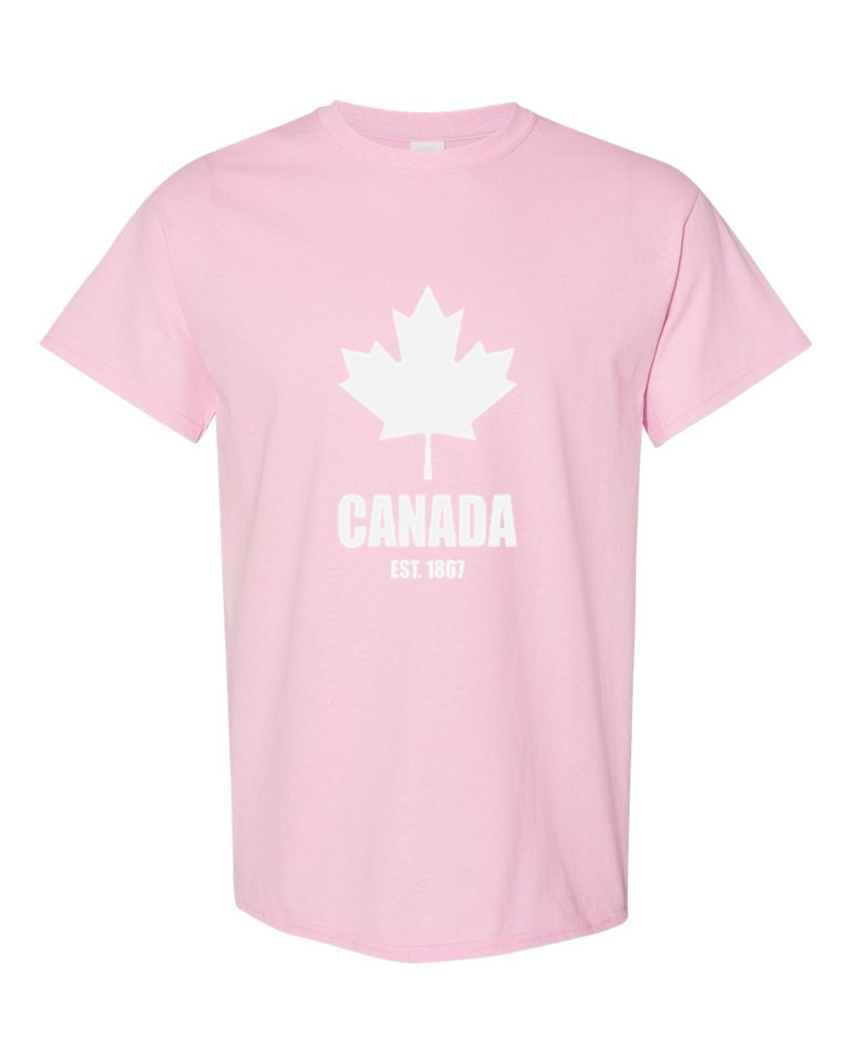 Canada Day T-Shirt with Typography Icons and National Spirit Graphic ...