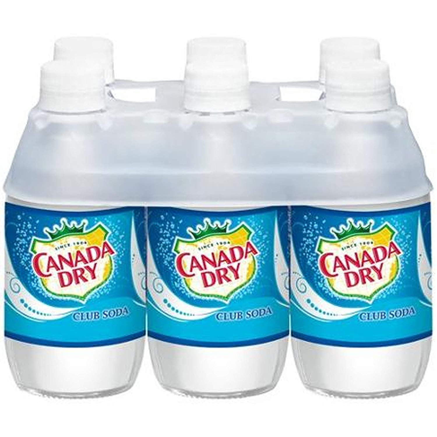 Canada Dry Club Soda, Caffeine Free, Refreshing Taste, 10 oz (24 Pack ...