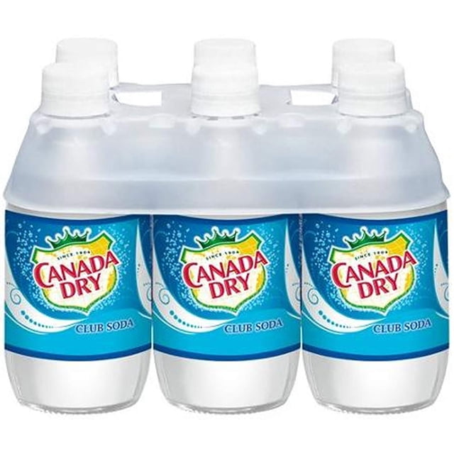 Canada Dry Club Soda, Caffeine Free, Refreshing Taste, 10 oz (24 Pack ...