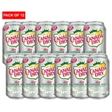 Canada Dry, Diet Ginger Ale, 355 mL Cans, Pack of 12, Refreshing Soda ...