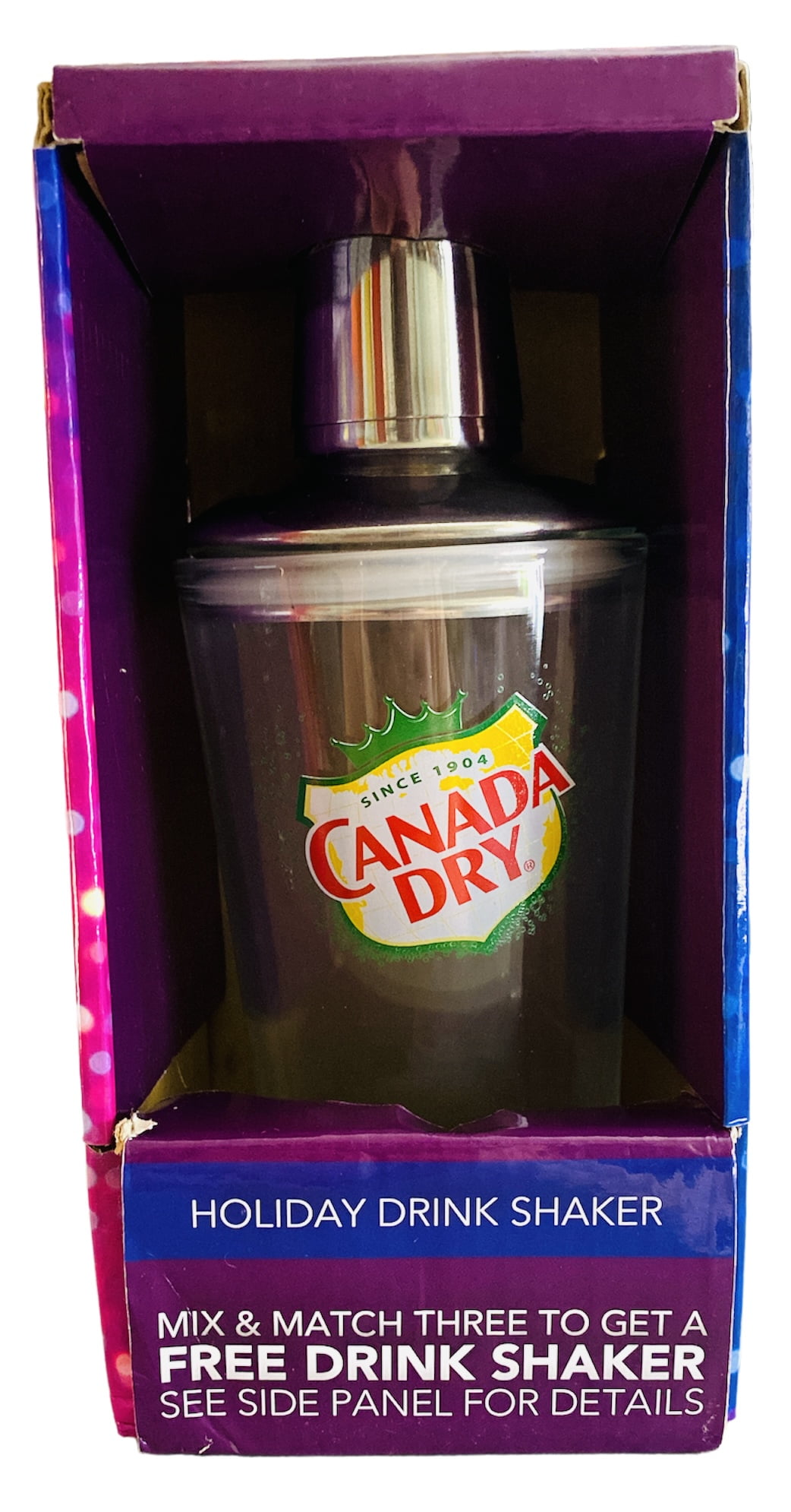 Canada Dry Holiday Drink Cocktail Shaker - Walmart.com