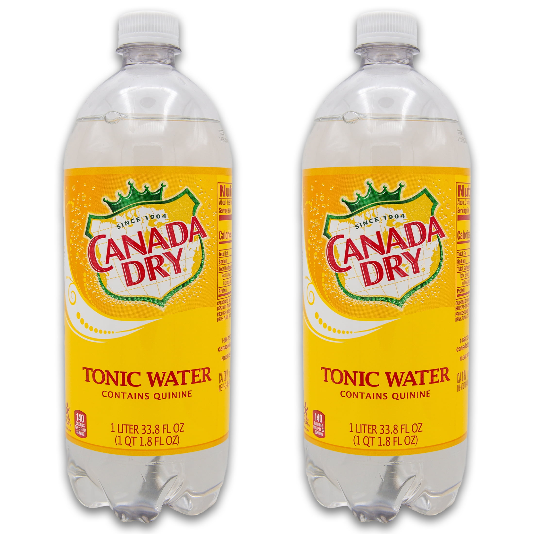 Canada Dry Tonic Water, 33.8 oz, 2 Count Bottles - Walmart.com
