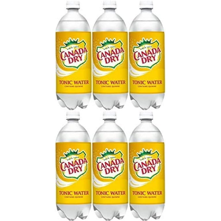 Canada Dry Tonic Water With Quinine, 1 Liter, 6 Bottles Tonic Water ...