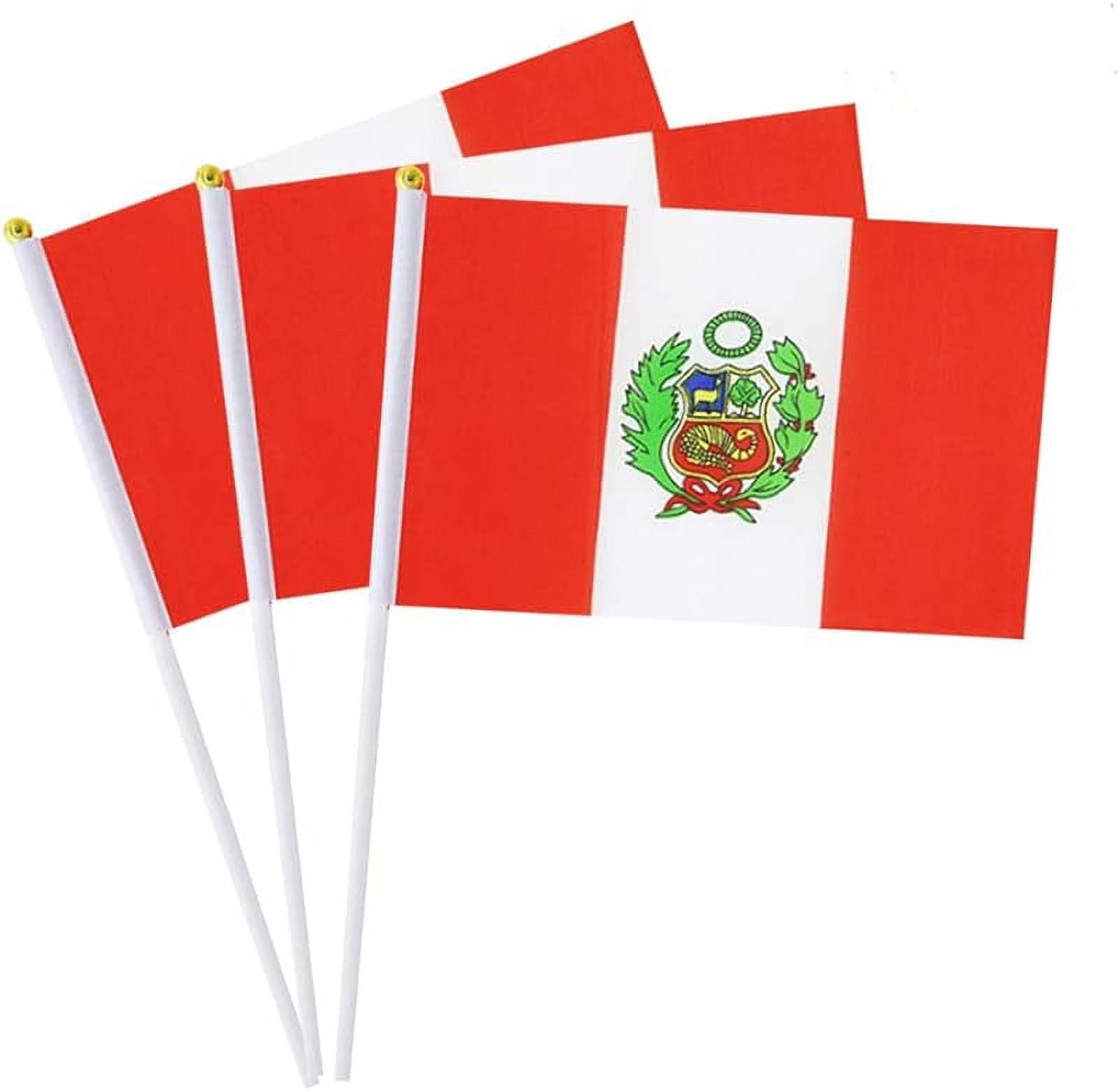 Canada Flag Canadian Small Stick Mini Hand Held Flags Decorations 1 ...