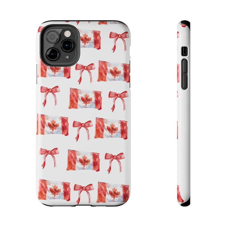 Canada Flag Collage Case for iPhone 16/15/14/13/12 Pro Max, Patriotic ...
