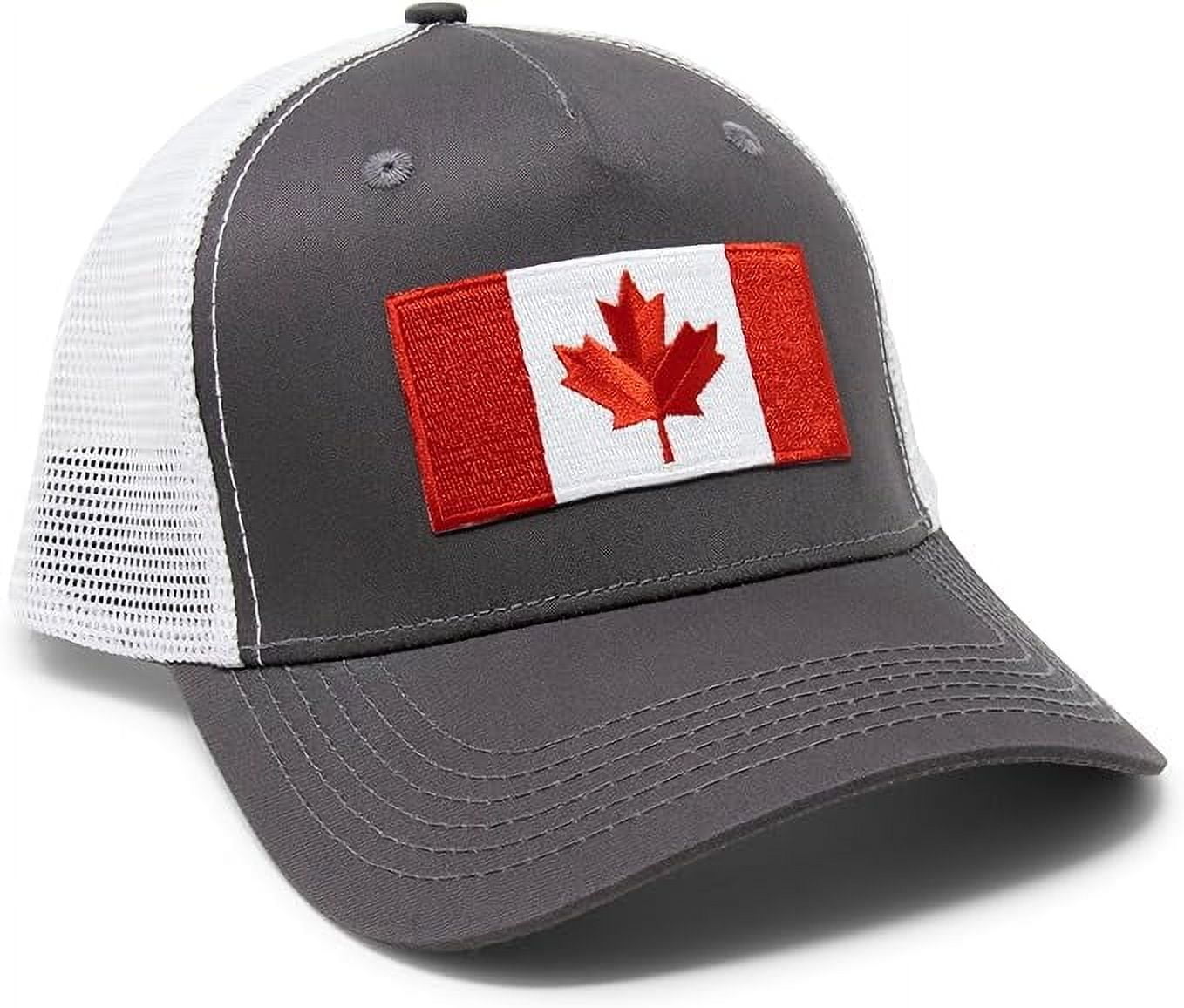 Canada Flag Hat for Men and Women – Snapback Trucker Baseball Cap by ...