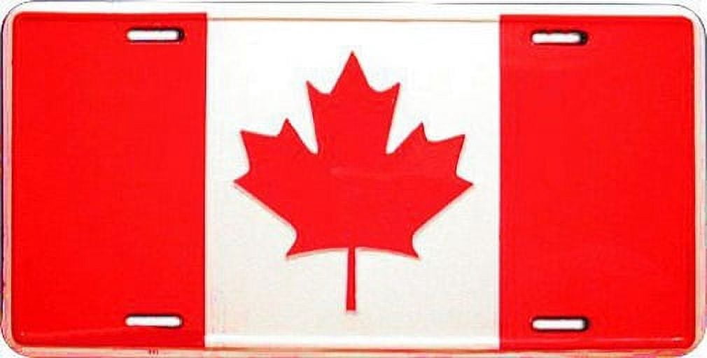 Canada Flag License Plate - Walmart.com