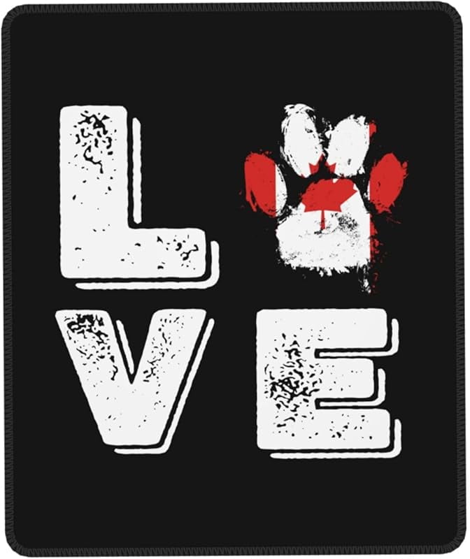 Canada Flag Map Mouse Pad 10 x 12 inch Mousepad Office Desk Mat for ...