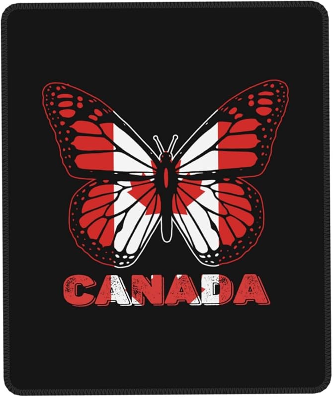 Canada Flag Map Mouse Pad 10 x 12 inch Mousepad Office Desk Mat for ...