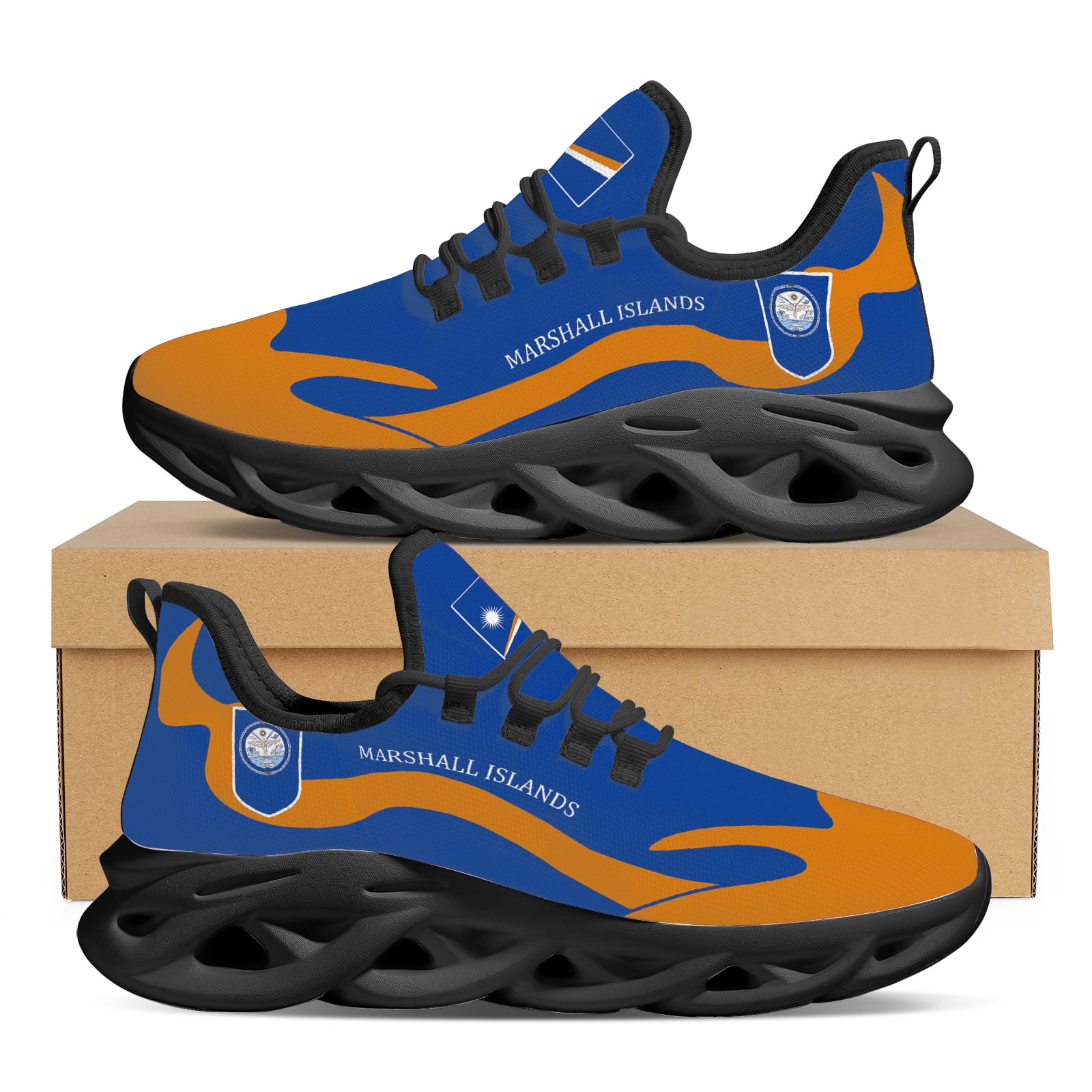 Canada Flag Print Ladies Sneakers Lightweight Outdoor Platform Shoes ...