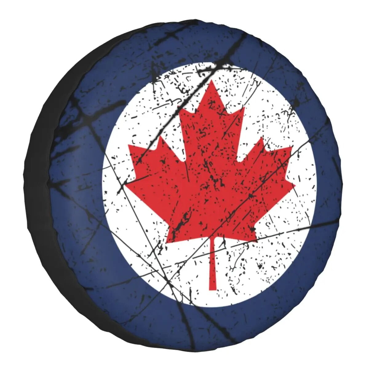 Canada Flag Roundel Spare Wheel Tire Cover for Pajero Canadian Coat Of ...