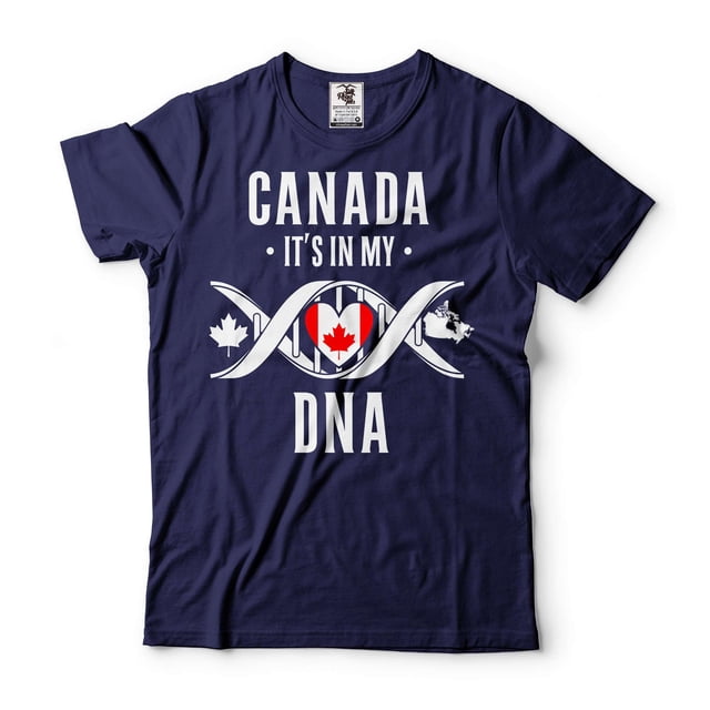 Canada Flag Shirt Canada Patriotic Gifts Canadian Dna Shirt It's In My ...