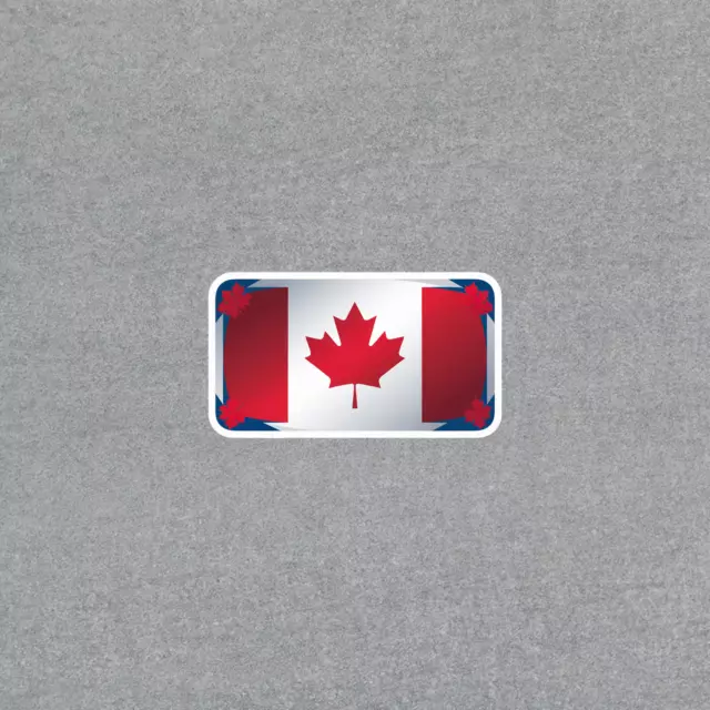 Canada Flag Sticker - Patriotic Canadian Maple Leaf Decalphone Decal ...
