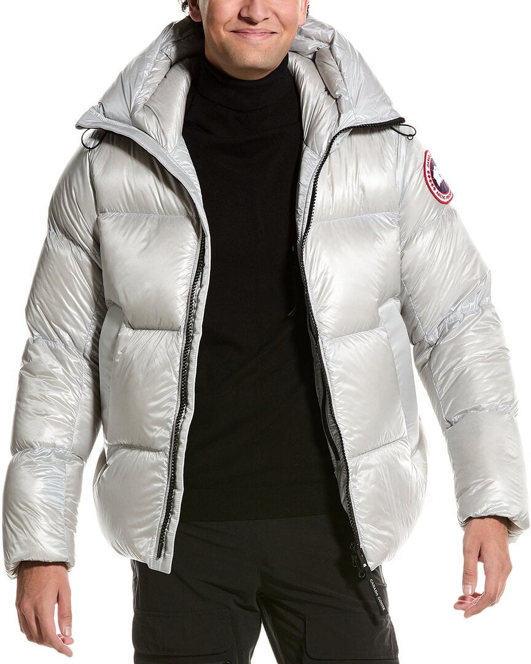 Canada Goose mens Crofton Puffer Jacket, XL, Silver - Walmart.com