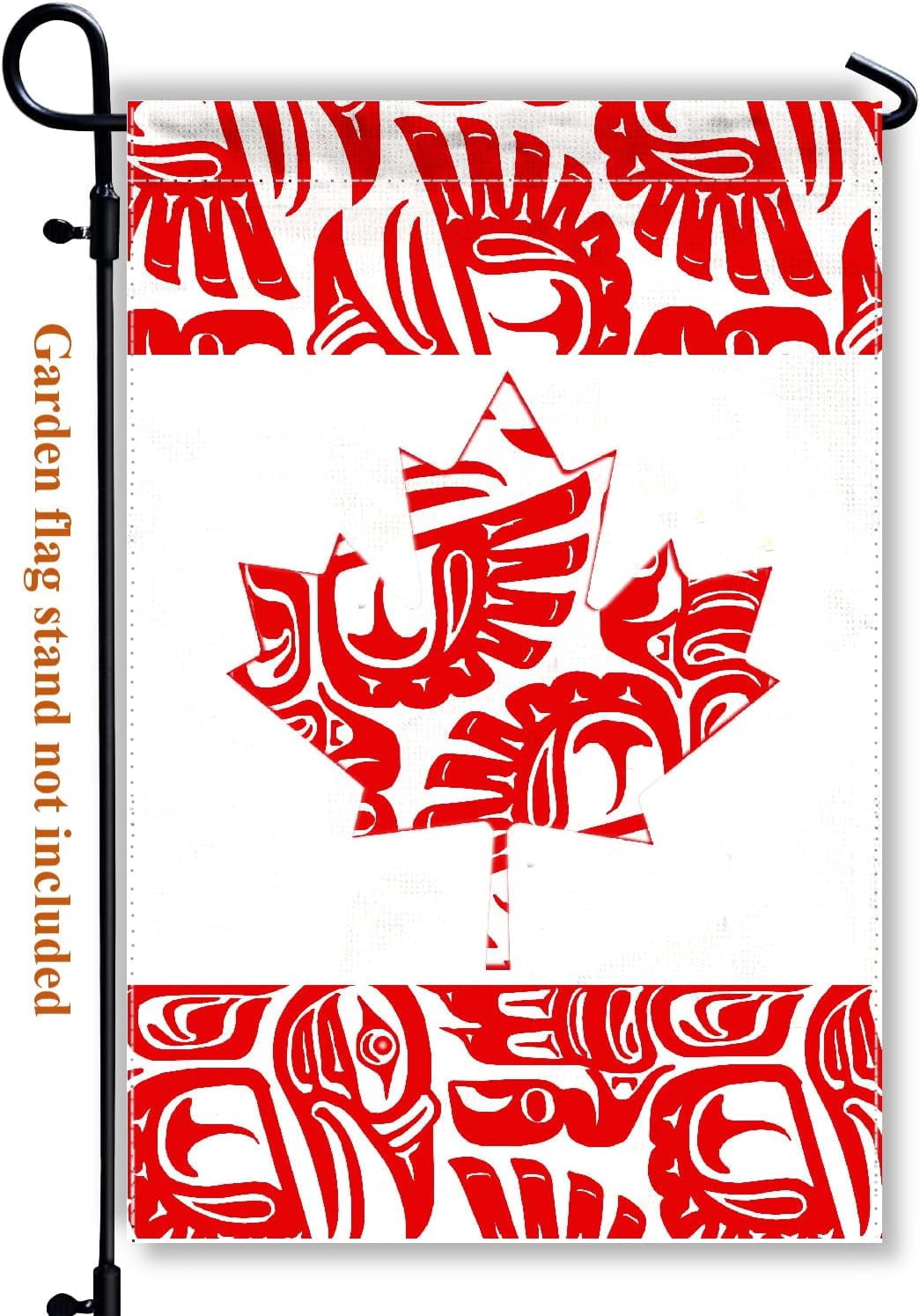 Canada Indigenous Garden Flag,Canadian Native Decor Banner for Patio ...