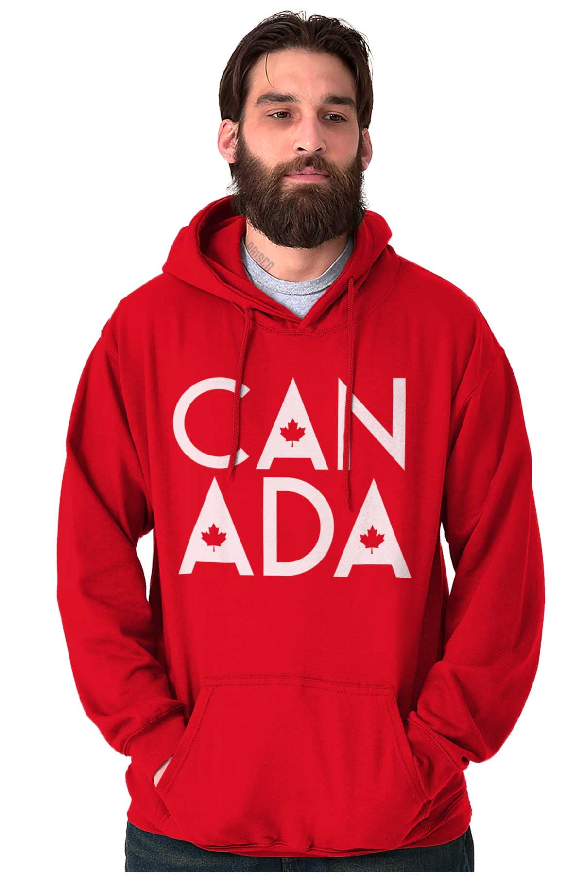 Canada Maple Leaf Flag Patriotic Unisex Plus Fleece Graphic Hoodie ...