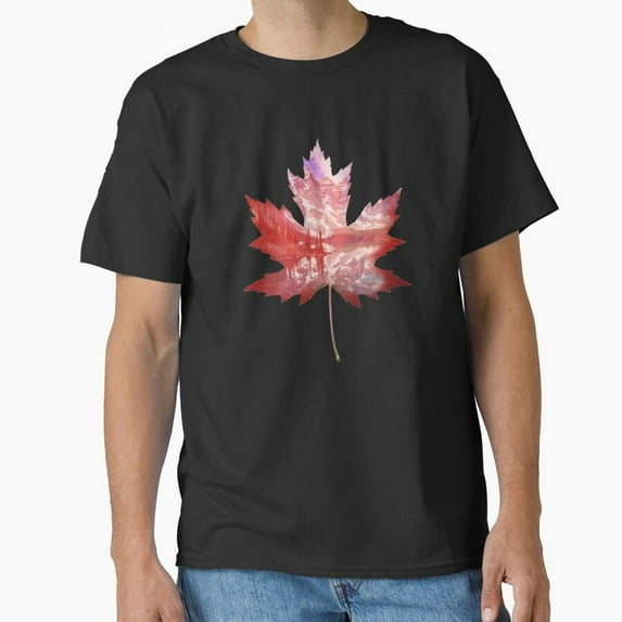 Canada Maple Leaf Funny Patriotic H3248 T-Shirt, for Men and Women, Up ...