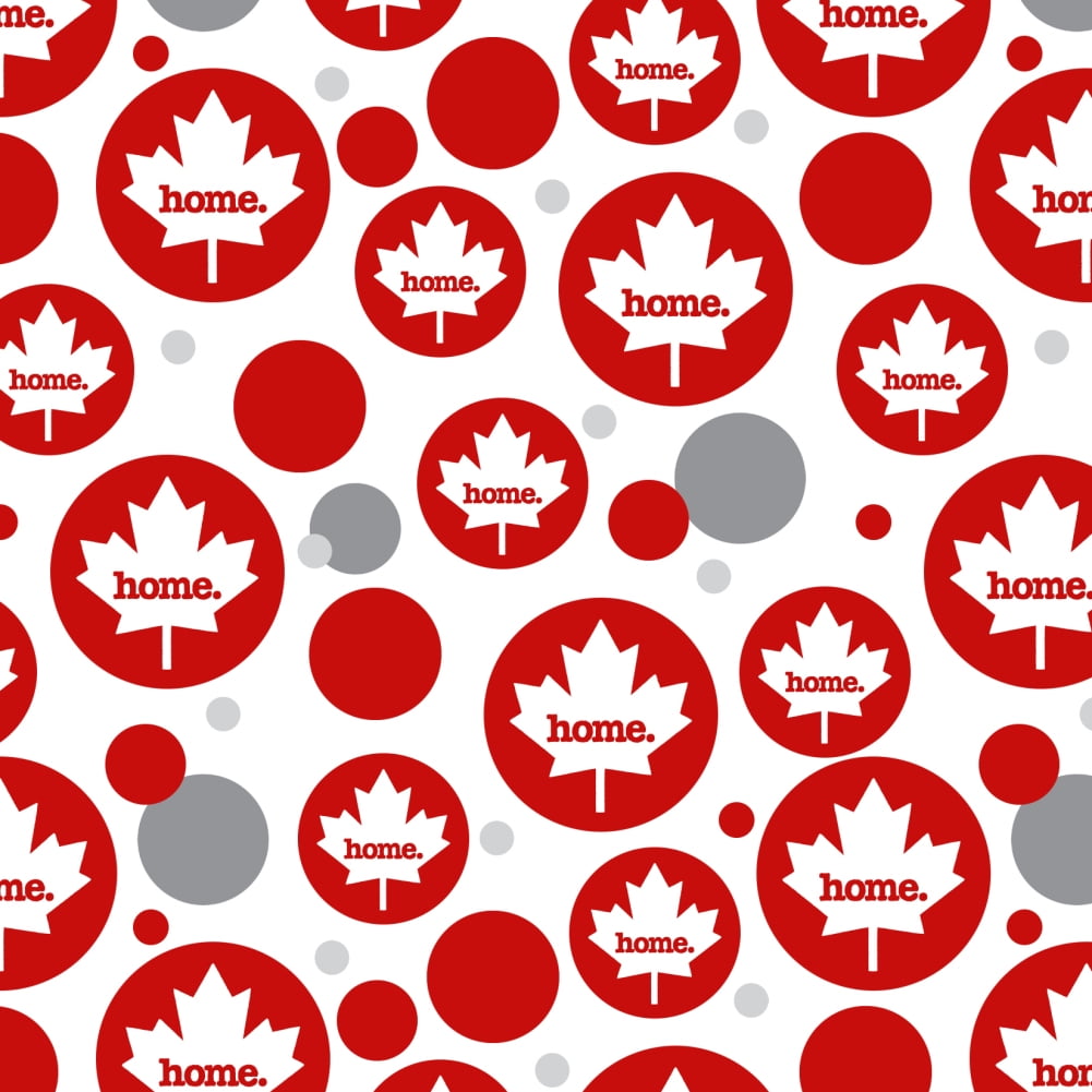 Canada Maple Leaf Home Country Solid Red Officially Licensed Premium ...
