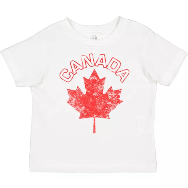 Canada Maple Leaf Toddler T-Shirt Gift Child Preschooler Kid Clothing ...