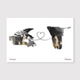 Canada Namibia Map Canvas Wall Decor – Artistic Modern Country Poster ...