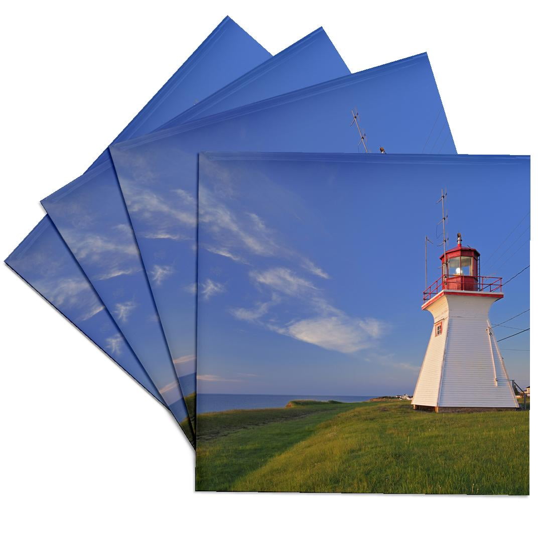 3drose, Canada, Nb, Cap Lumiere. Richibucto Head Lighthouse and Ocean ...