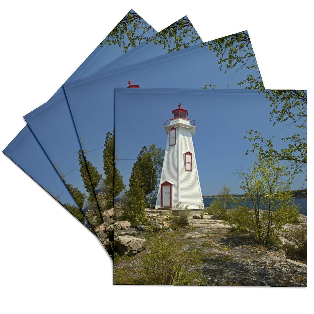 3drose, Canada, Ontario, Tobermory. Big Tub Lighthouse in Lake Huron ...