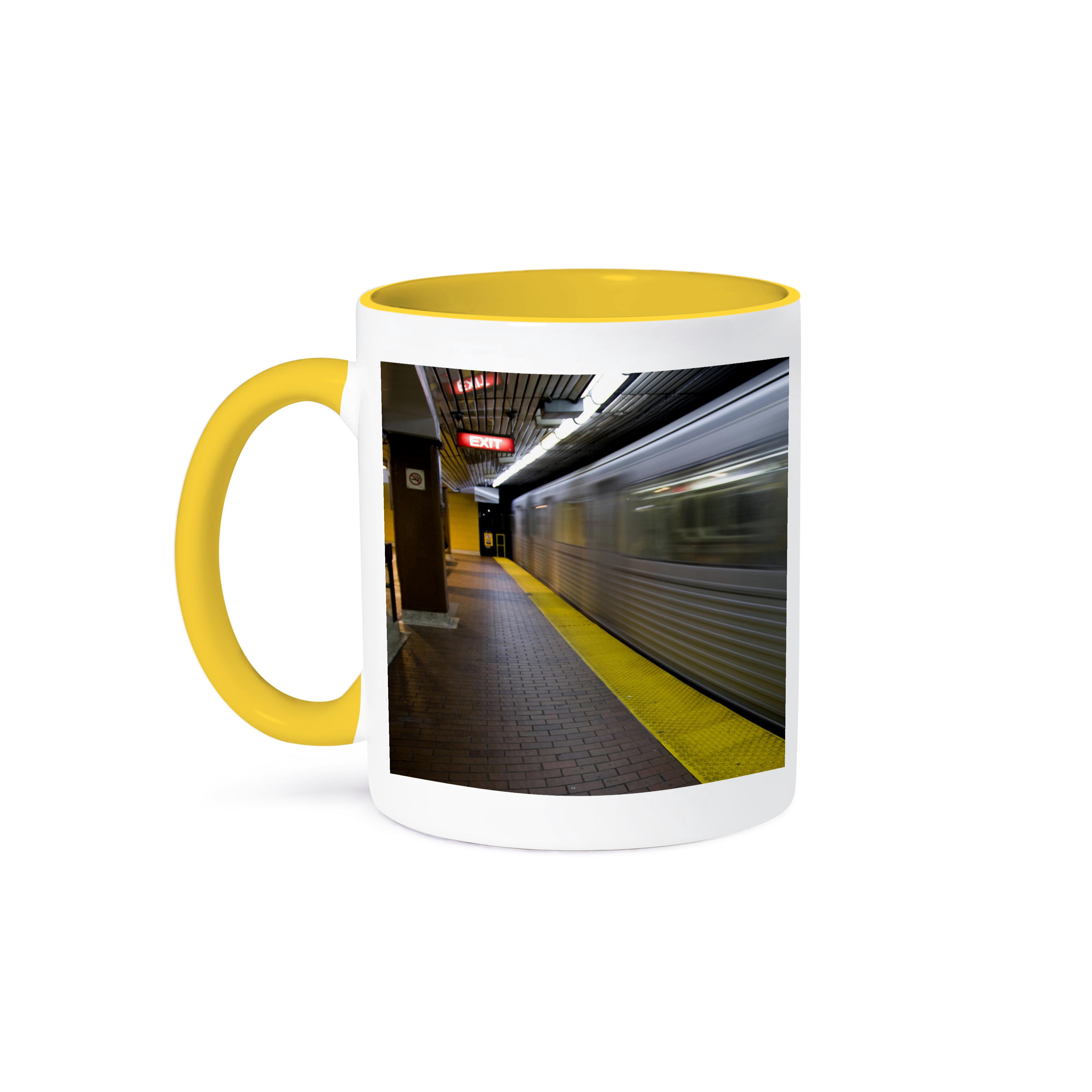 Canada, Ontario, Toronto. Speeding Subway Train. -Cn08 Bja0018 - Janyes ...