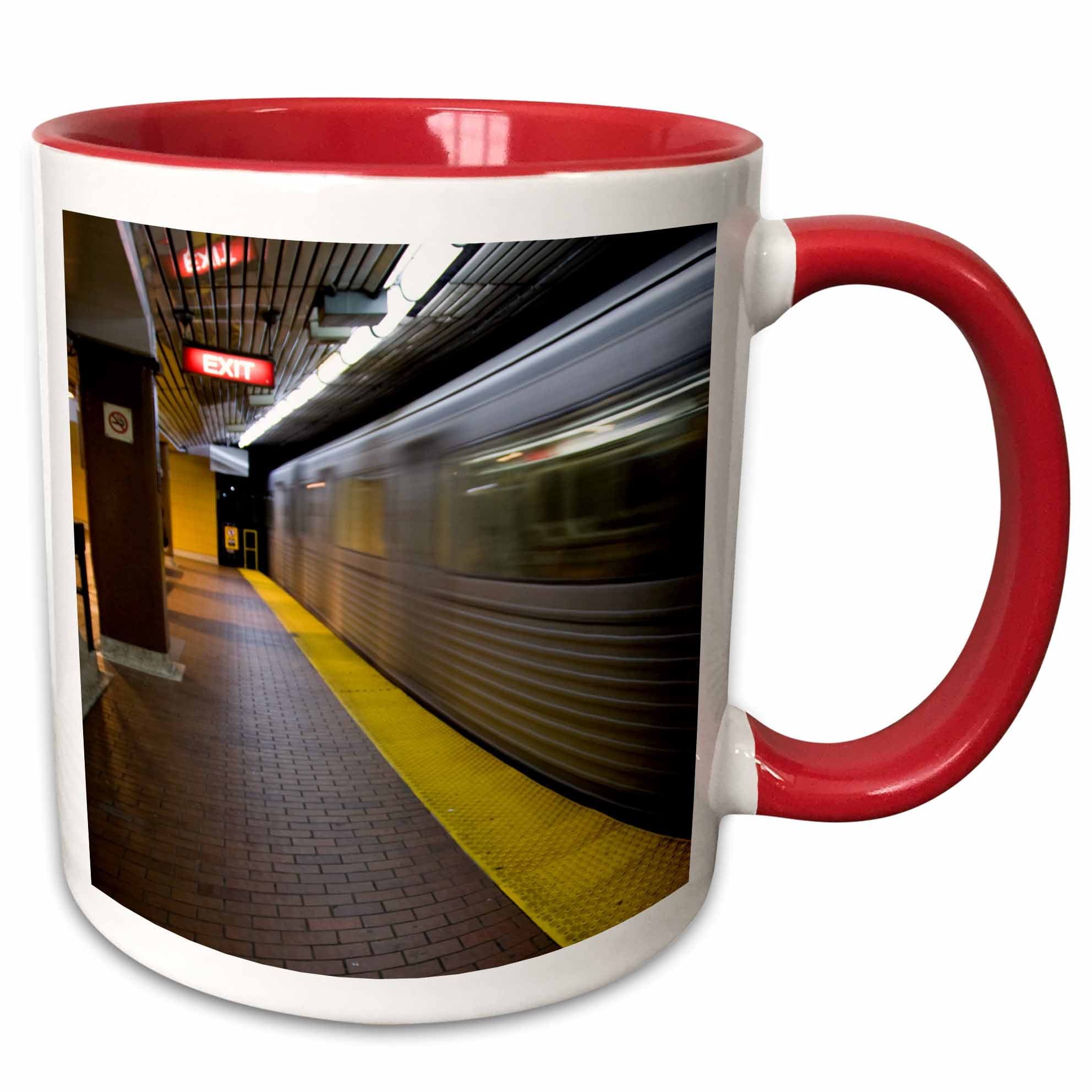 3drose, Canada, Ontario, Toronto. Speeding Subway Train. -cn08 Bja0018 ...