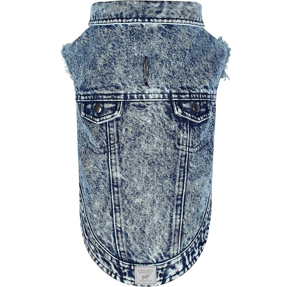 Canada Pooch Dog Denim Vest Blue 16 - Walmart.com