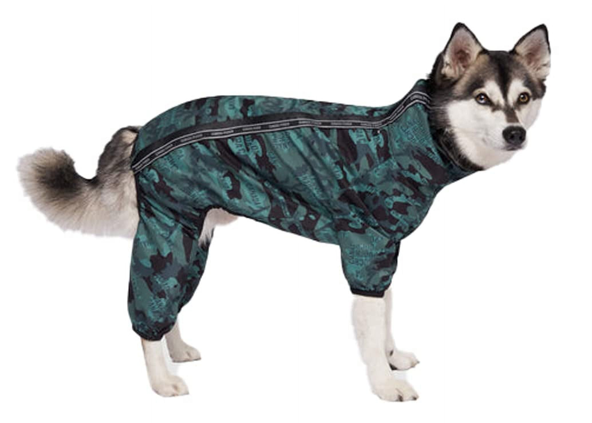 Canada Pooch Slush Suit Water-Resistant Dog Bodysuit (Green Camo, 30 ...