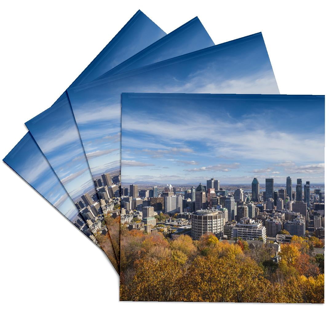 3drose, Canada, Quebec, Montreal. Elevated City Skyline from Mount ...