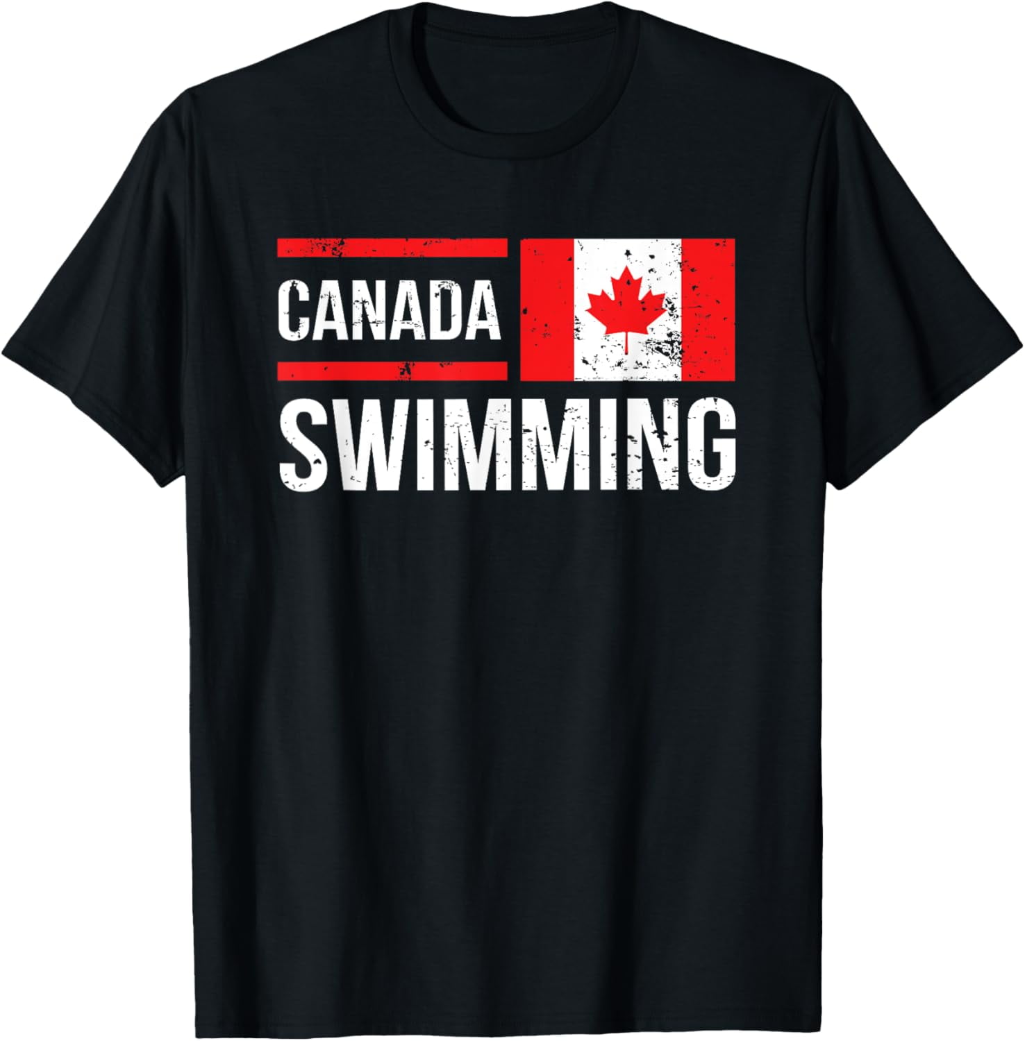 Canada Swim Team Competitive Canadian Flag T-Shirt - Walmart.com