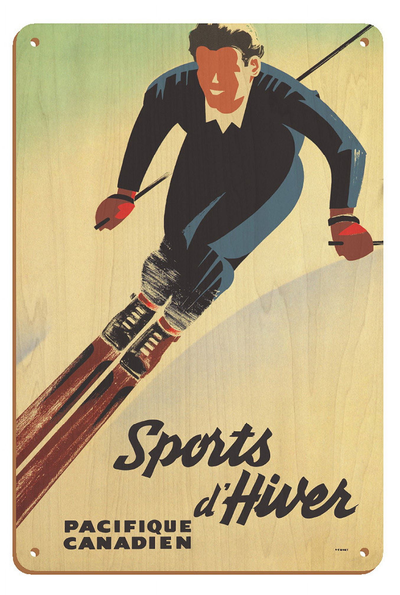 Canada Winter Sports (Sports d’Hiver) - Canadian Pacific - Vintage ...