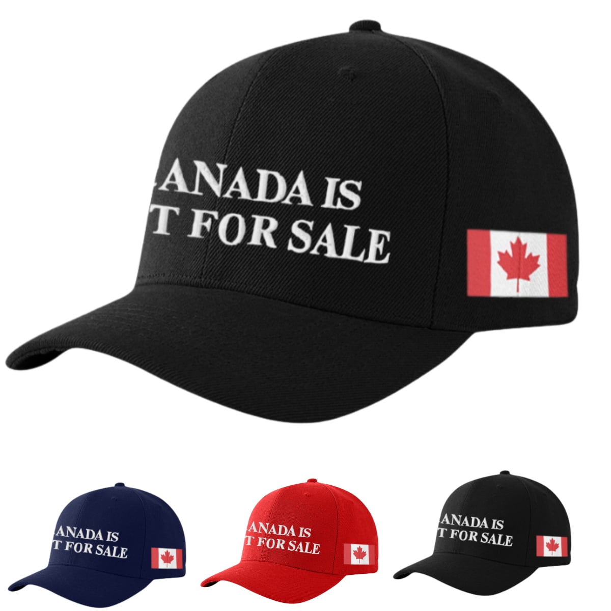Canada is Not for Sale Hat for Men Baseball Hats Adjustable Hats （Black ...