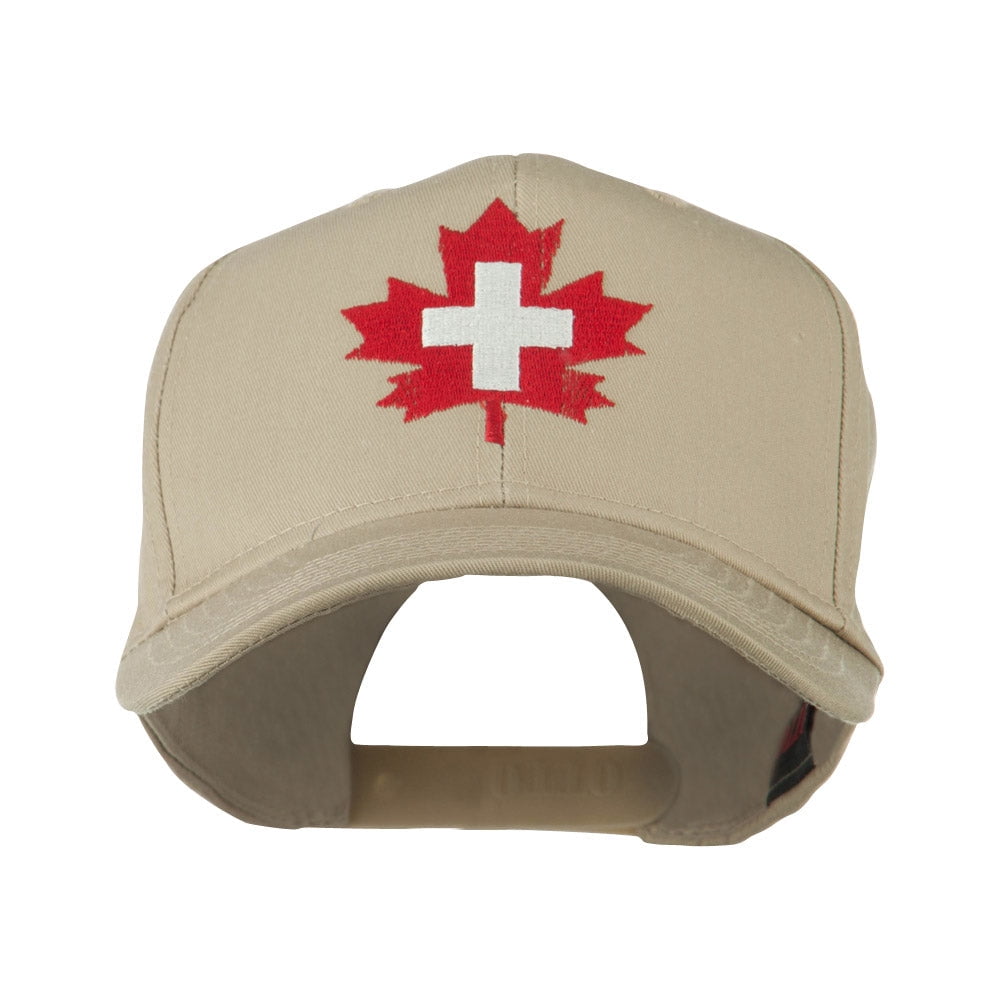 Canada's EMT Medical Maple Leaf Embroidered Cap - Khaki OSFM - Walmart.com