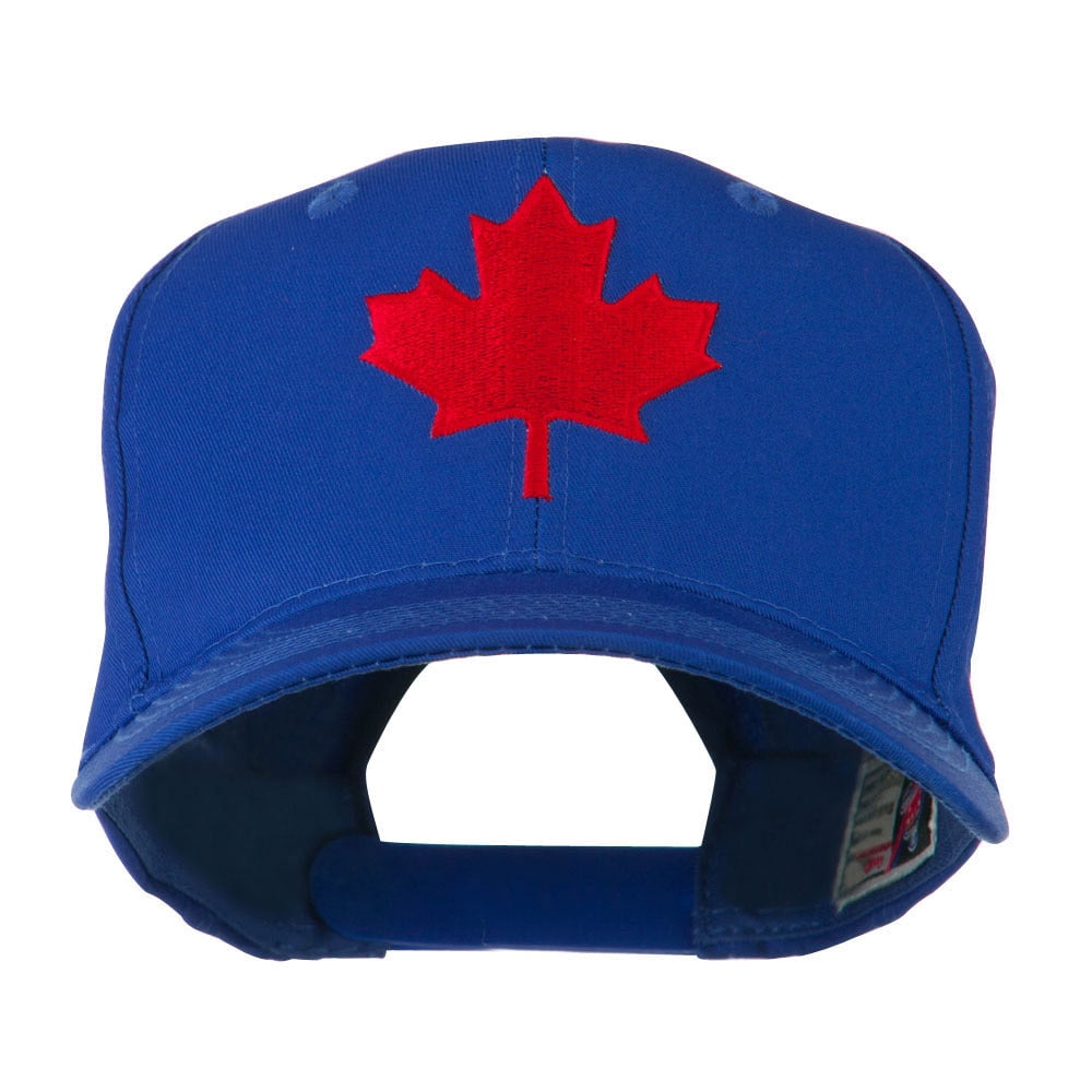 Canada's Maple Leaf Embroidered Cap - Royal OSFM - Walmart.com