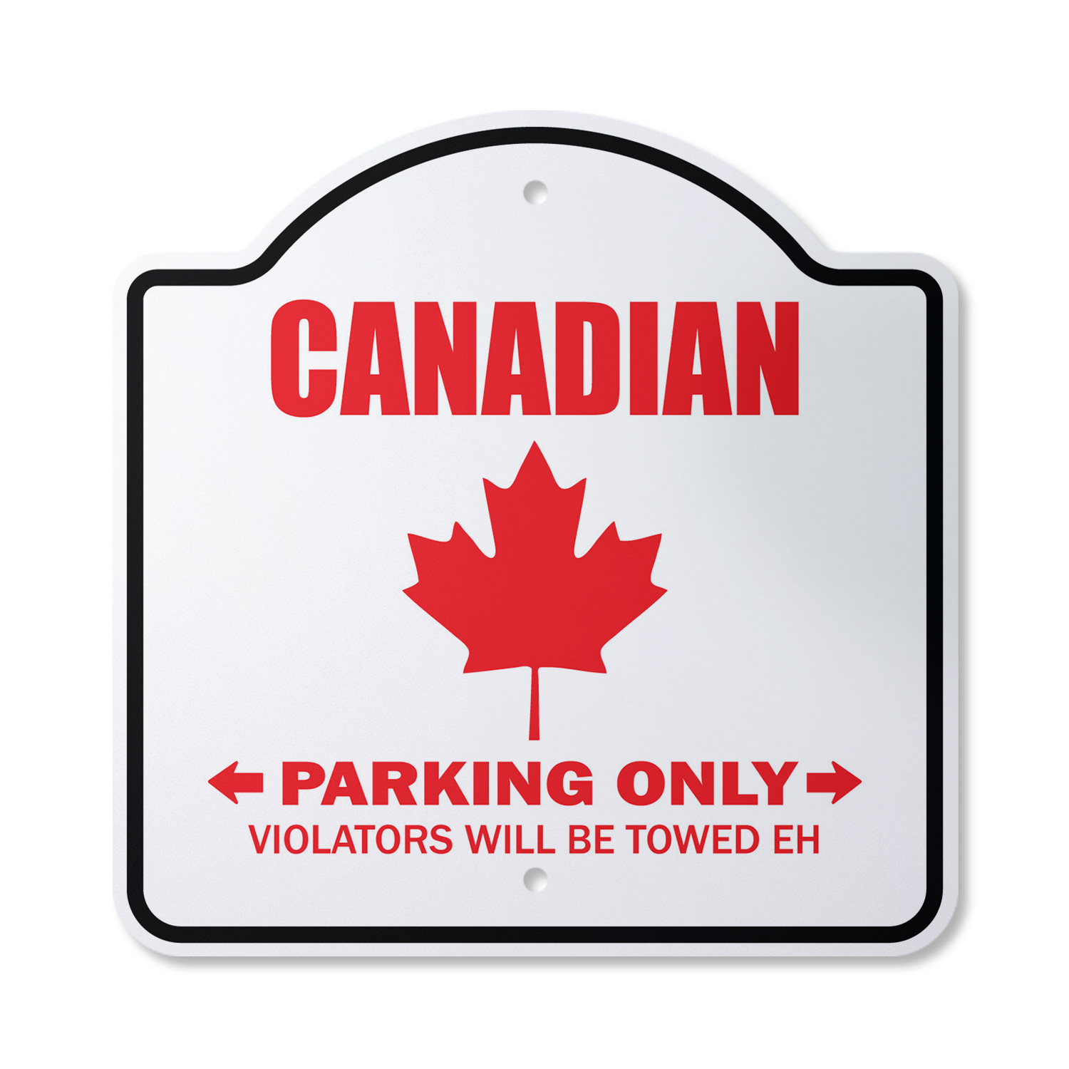 Canadian 14" X 14" Sign | Indoor/Outdoor Plastic | SignMission Designer ...